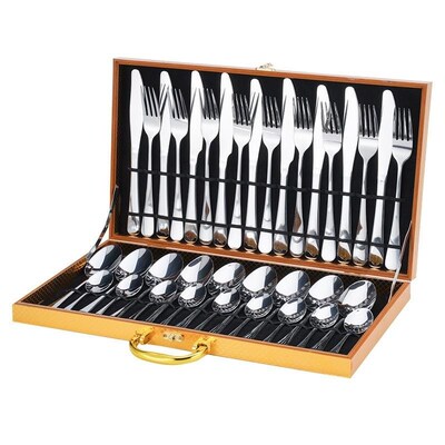 western other tableware steak cutlery set knife fork spoon
