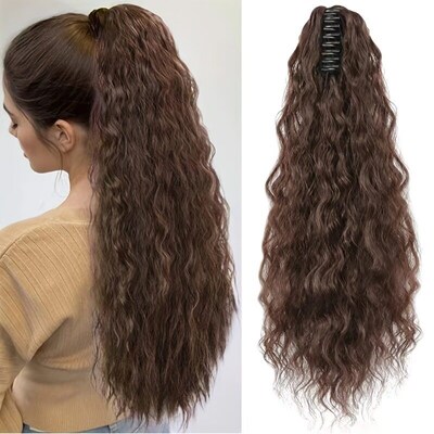 E-commerce Wig tail Natural And Realistic Clip-on Fluffy Wig