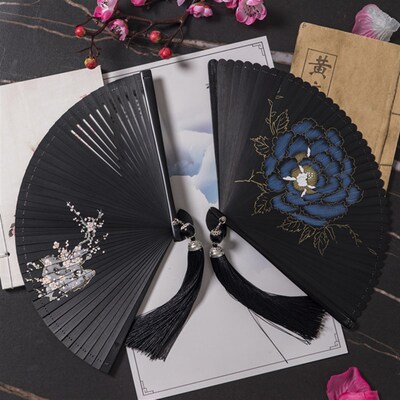 Chinese style fan folding fan blank advertising fan dancefan