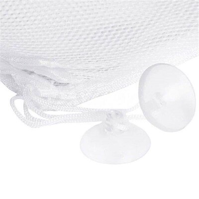 Multifunction Toy Storage Bag Suction Cups Bathroom