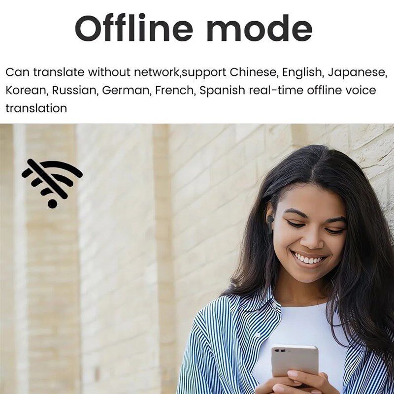 Intelligent Translate Earbuds 144 Languages Real Time AI Voi