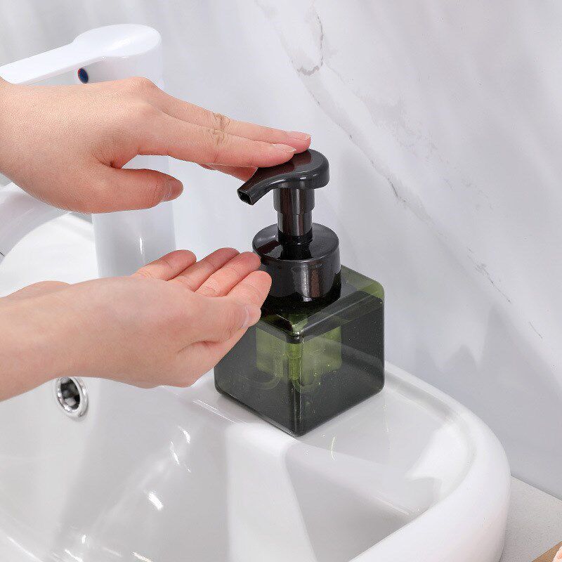 Bath foam bottle press type storage bottle沐浴起泡瓶打泡器