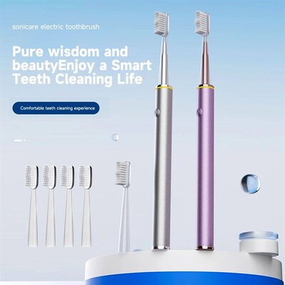 Intelligent electric toothbrush with DuPont soft hair and mu