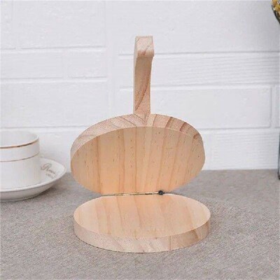 1pc Wooden Manual Dough Press Roller, Corn Tortilla