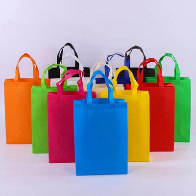 Non-woven take-out bag laminated color supermarket opping cl