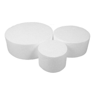 3 Pcs Practice Fake Cake Baking Sponge Dummies Kit Decorate