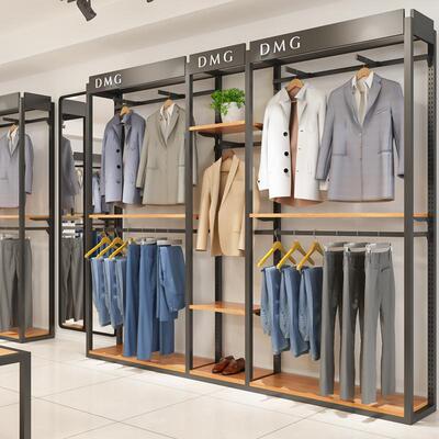 服装展示架挂展衣架陈列架落地式商流场衣无品牌/服架店子男装货
