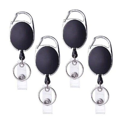 Retractable Badge Holders Doctor Nurse Badge Reels Clip Key