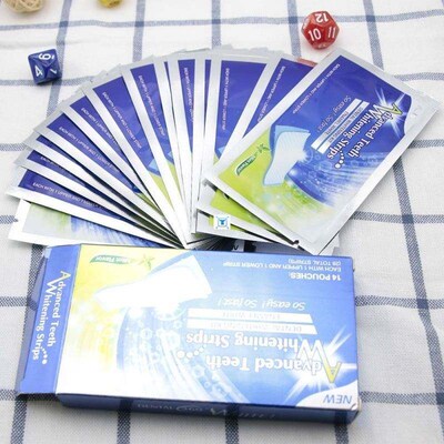 28Pcs/14Pair 3D Gel Teeth Whitening Strips White Tooth Denta