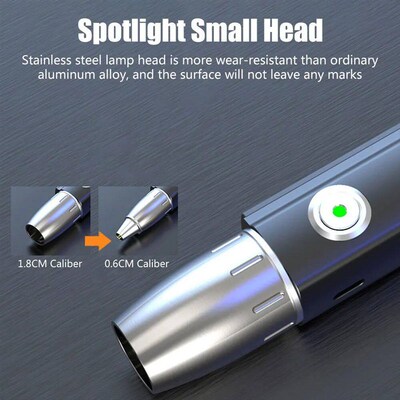D5 Rechargeable led Flashlight 4 LED Light Sources Professio