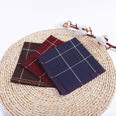 3pcs Fashion cotton Square Handkerchief For Men men popular