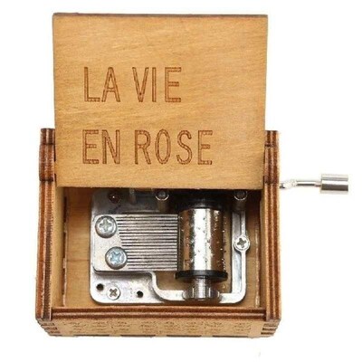 Musical Theme Box Lightweight La Vie In Rose Music Box