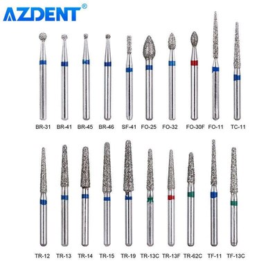 20Boxes/100pcs Dental Diamond Burs for High Speed Handpiece