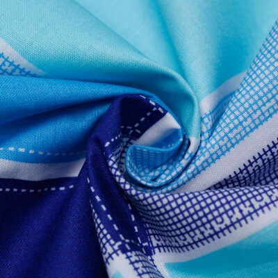 Staff dormitory three-piece plaid bed sheet quilt cover pill