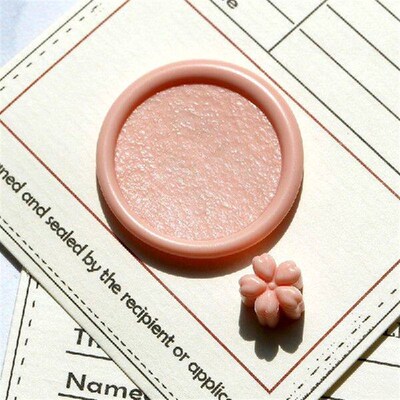 150pcs Five Leaf Grass Sealing Wax Grains Macaron Mixed