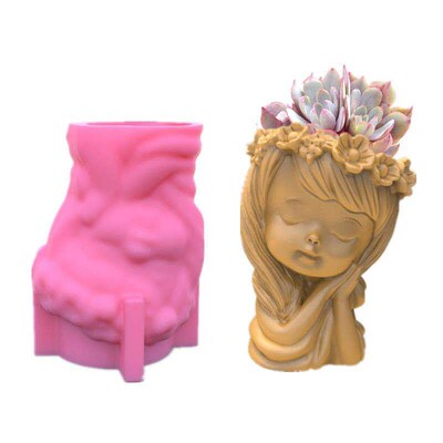 .3D Silicone Molds Wear A Wrea Girl Silica Gel Mould