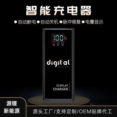 智能数显铅酸充电器72V45ah，72V80Ah，72v90ah电动三轮车耐用