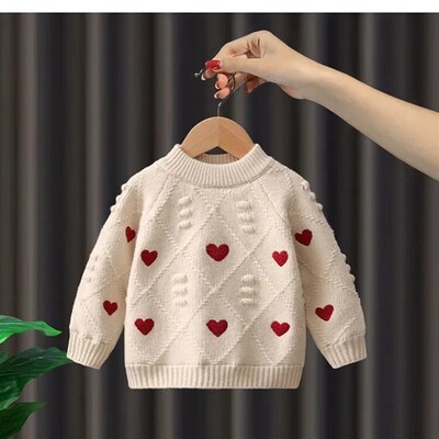 Girls Sweater, Fashionable Childrens Top, Baby Girls Thic