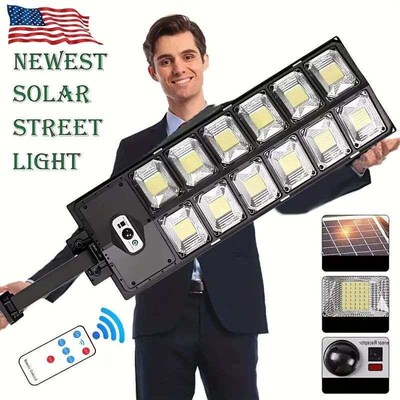 504LED uitra-Bright Solar Street lght Wide Angle Motion Sens