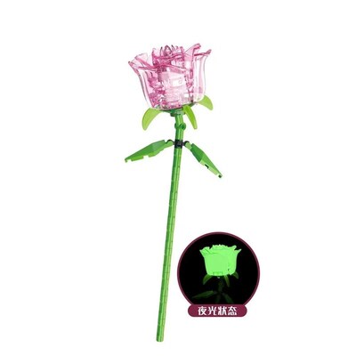 2024 City Creativity Potted Plants Flower Rose Model Buildin