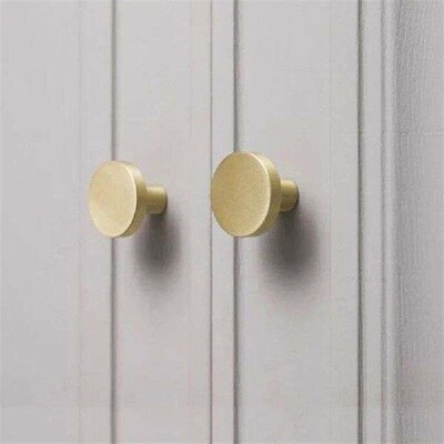 Round Pulls Drawer Handle Single Hole Metal  Cabinet Drawer