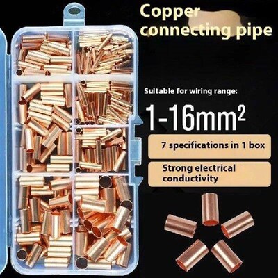 125/250/414/578Pcs Wire Ferrules Set, Non-Insulated