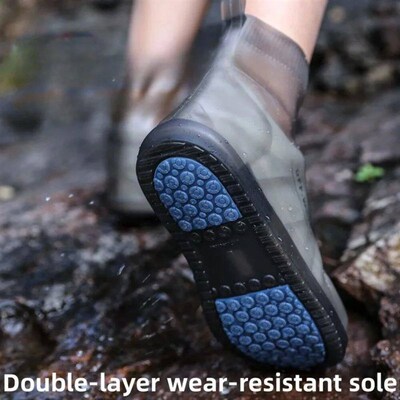 Waterproof Shoe ver Silicone Anti-Slip Rain Boot Uniex Sneak
