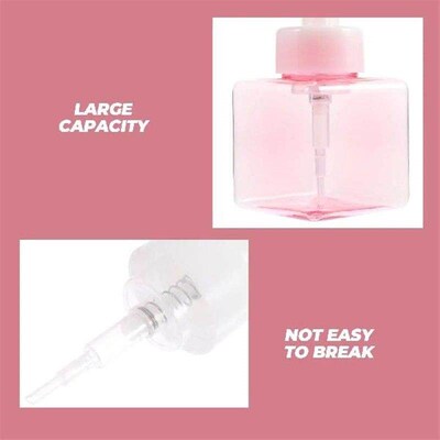 2 Pcs Travel Shampoo Bottles Mousse Sparkling Dispenser