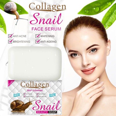 Snail Essence Soap Collagen Eliminates wrinkles Remove Acne