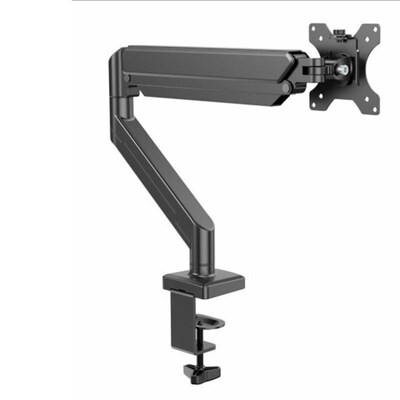 Computer monitor stand with elevated desktop rotatingdisplay