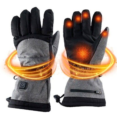Electric Heated Gloves Electric Heating Mittens Waterproof