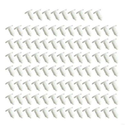 G32A 100 Pcs Plastic Rivets Fasteners with 4.5mm Diameter