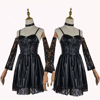 Misa Amane Cosplay Costume Death Note Cos Imitation Leather