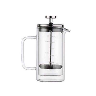 600ml Stainless Steel French Press Coffee Maker tea Pot 304