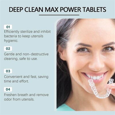 ORALHOE Orthodontic Cleaner Effervescent Tablets - Gentle St