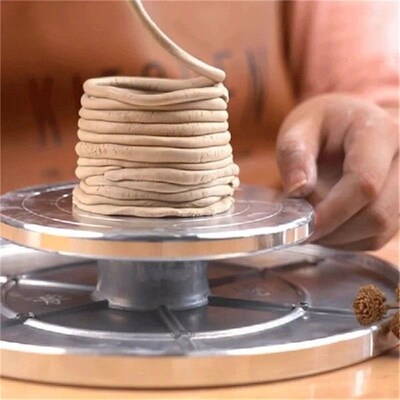 Double-Sided Pottery Wheel Aluminum Turntable 15/20/25/30cm