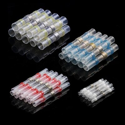 Waterproof Solder Seal Heat Shrink Butt Connectors Soldering