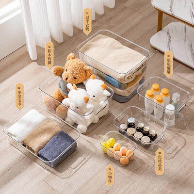 Skincare product storage box, PET transparent multipurpose s
