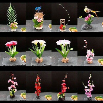 Decorative characteristic flowers plants Artistic