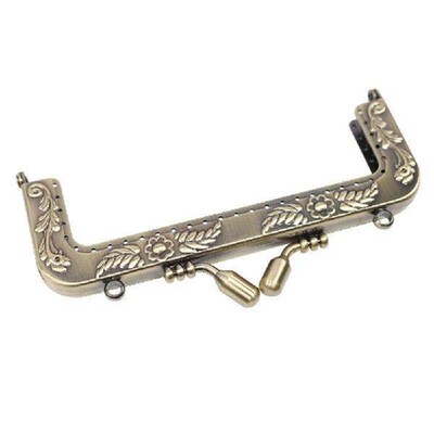 5pcs/lot 12cm Retro Bag Buckle Antique Bronze tone Metal