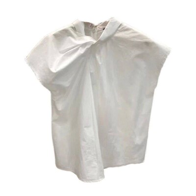 South Koreas Dongdaemun White Summer Blouse Ladies Korean N