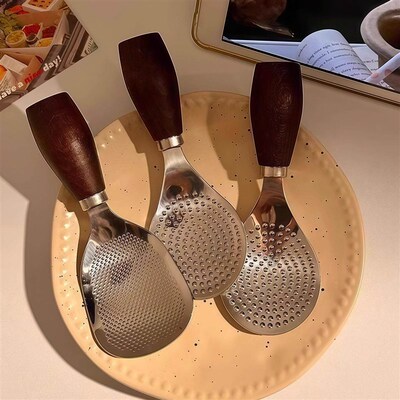Household Standable Non-Stick Rice Spoon 304 Stainless Steel