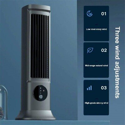 Portable Table Fan 3 Speeds Personal Fan USB Rechargeable