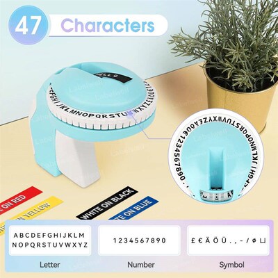 B90 Manual Label Maker 3D Embossing Label Printer Similar as