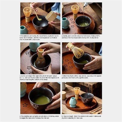 Bamboo Matcha Whisk Handmade Japanese Chasen Stirrer Brush