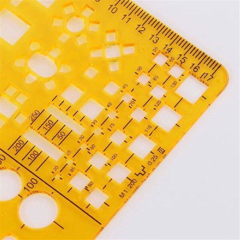 Professional Architectural Template Ruler Drawings Stencil
