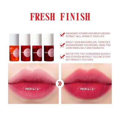 Long Lasting Water Tint Lipgloss Cup-resistant Nourishing Li