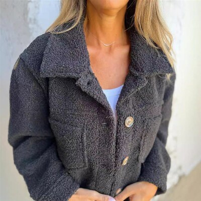 2025 Independent-lapel Single-breasted Lambswool at