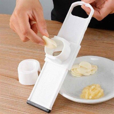 1Pcs 2 In 1 Ginger Garlic Cutter Slicer Manual Slicing