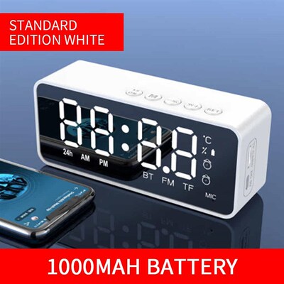 Music Alarm Clock LED Digital Clock Alarms Temperature Displ